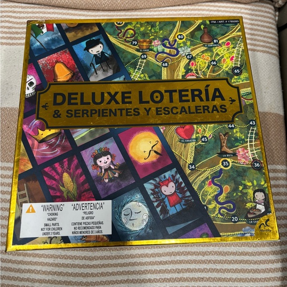 novelty | Toys | Deluxe Lotera Serpientes Y Escaleras Board Game | Poshmark